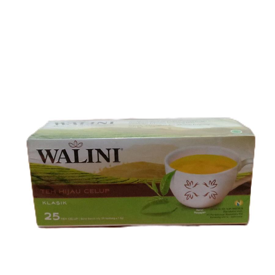 Jual Walini Teh Hijau Celup Klasik 25 teabags Green tea classic dengan ...