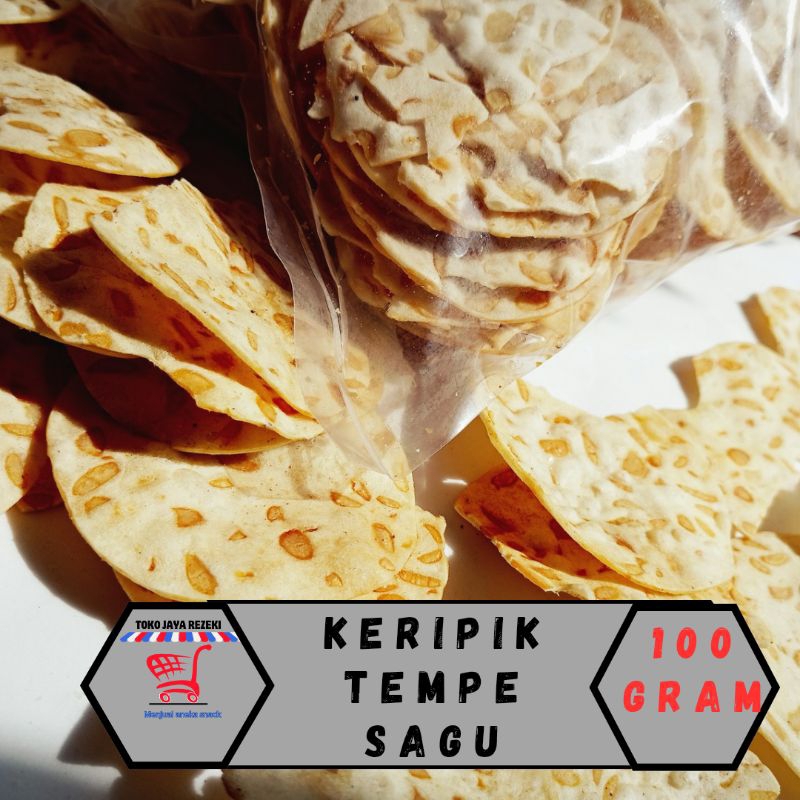 Jual keripik tempe sagu 100 Gram gurih renyah | Shopee Indonesia