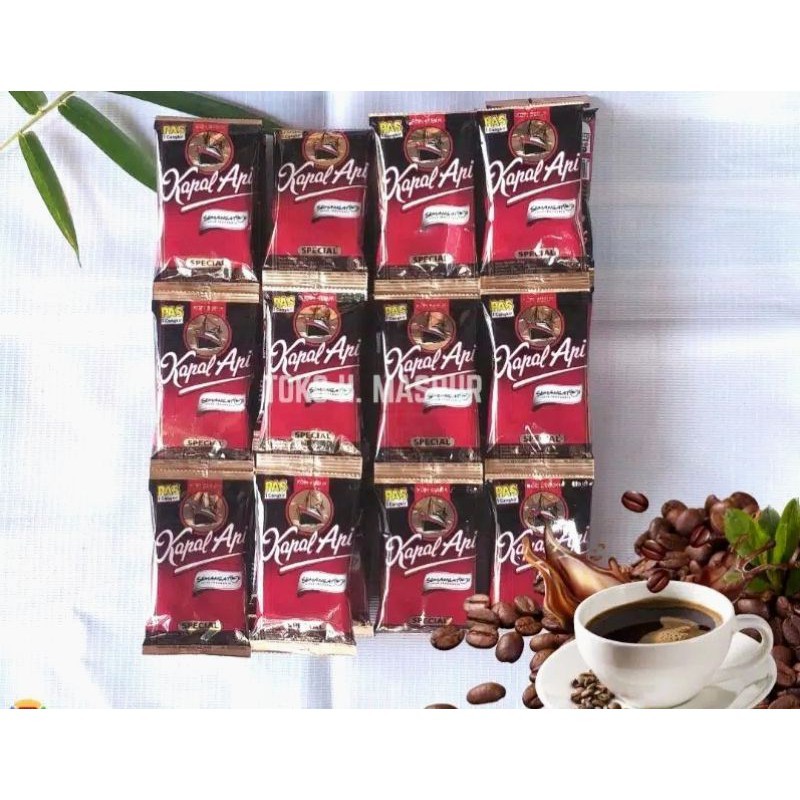 Jual Kopi Kapal Api YA Mini Spesial MIX Renceng isi 10pcs ABC Plus Gula ...
