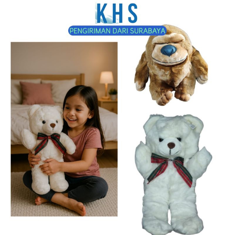 Jual Boneka Kucing Monyet Karakter Mashimaro Pink Karakter Teddy Bear ...