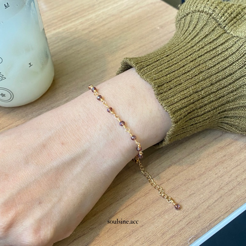 Jual CELIA Bracelet | gelang manik crystal beads wire bracelet handmade ...