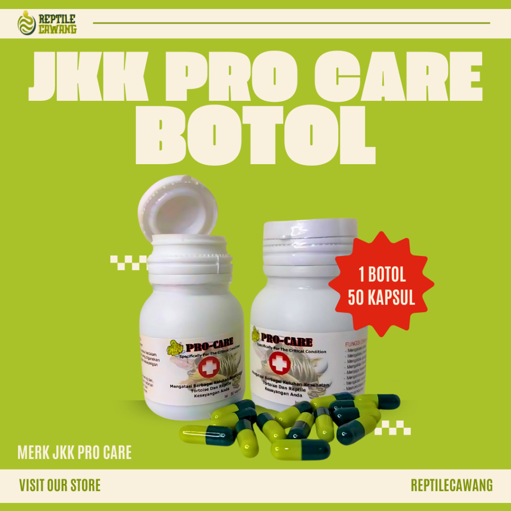 Jual JKK PRO CARE PROCARE SATU BOTOL ISI 50 KAPSUL / OBAT FLU / OBAT ...
