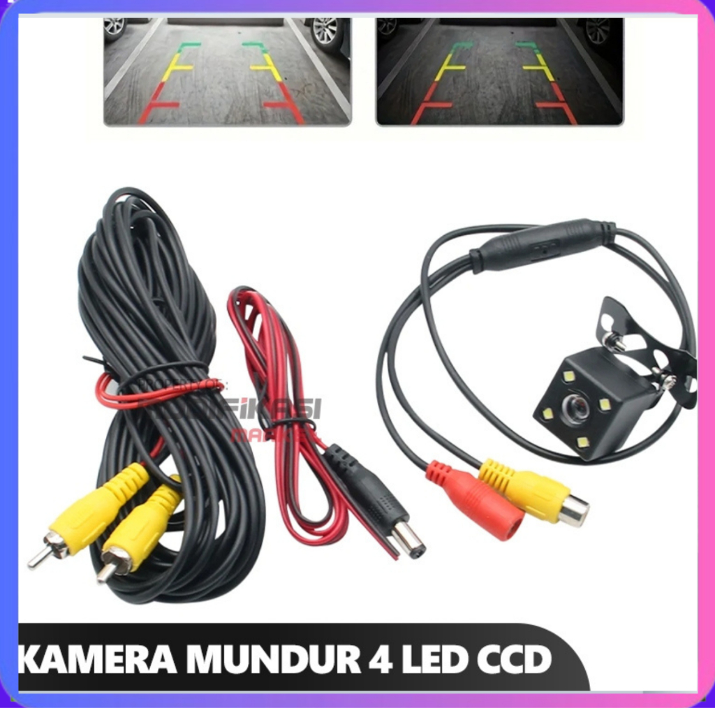 Jual KAMERA MUNDUR 4 LED HD REAR CAMERA 4 TITIK LED KUALITAS TINGGI ...