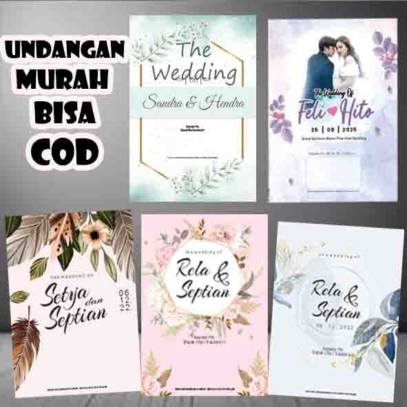 Jual Undangan Wedding Undangan Pernikahan Undangan Manten Murah Deasin ...