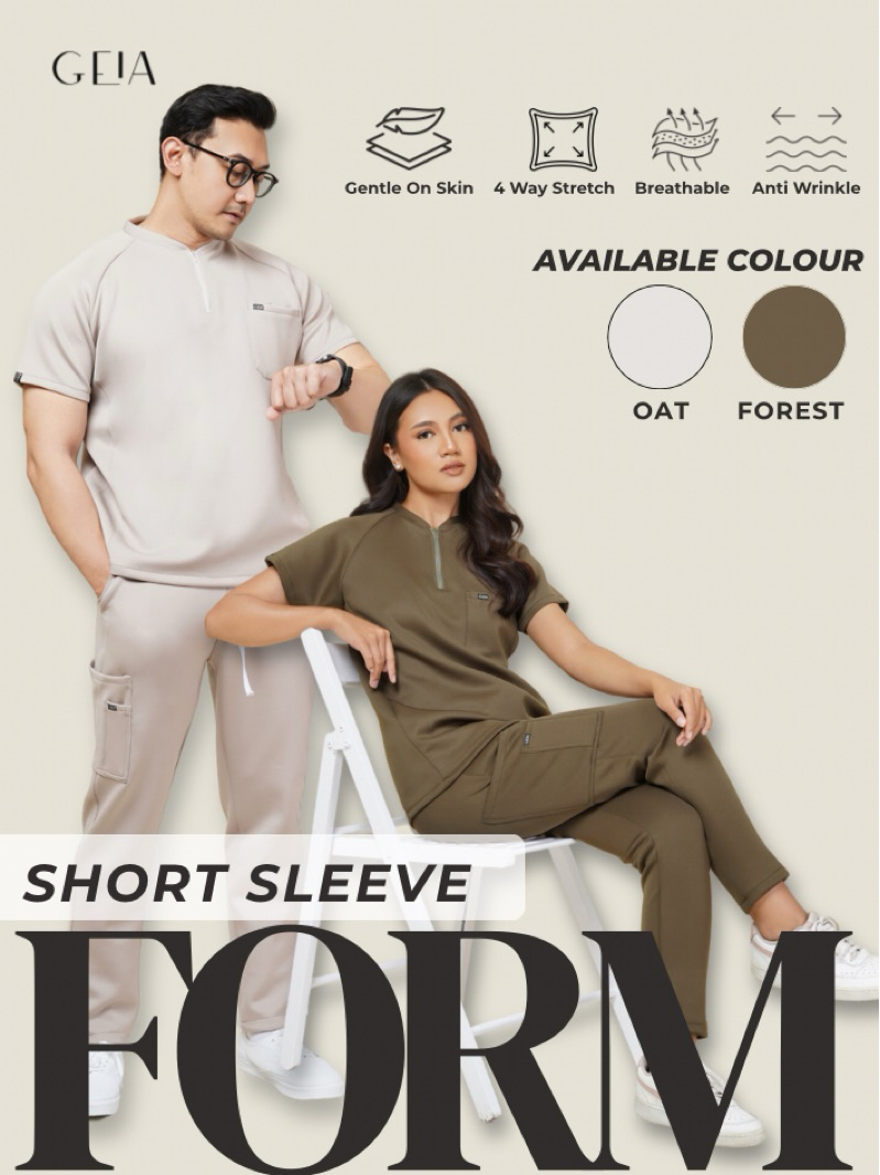 Jual SCRUB [FORM] GEIA Scrub Dokter | Scrubs Dokter | Baju Dokter ...