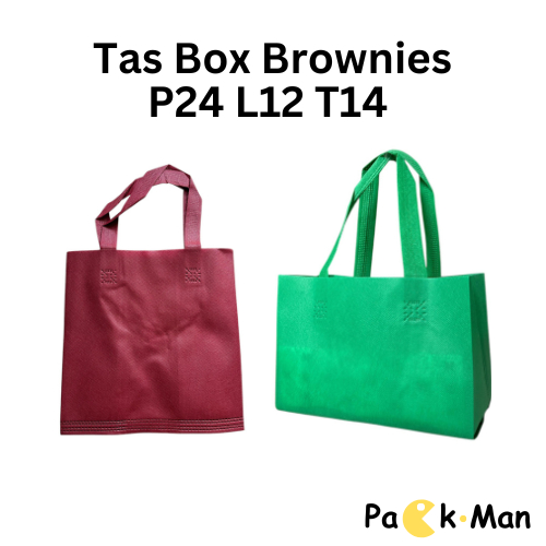 Jual Tas Spunbond Goodie Bag untuk Box Brownies P24 T14 L12 - Tas ...