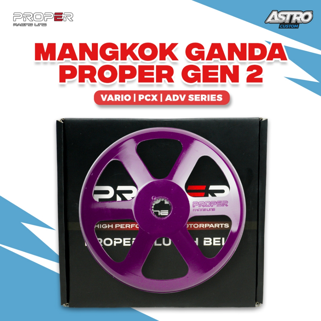 Jual Mangkok Kampas Ganda Proper Vario 125 150 PCX ADV 150 160 Stylo ...