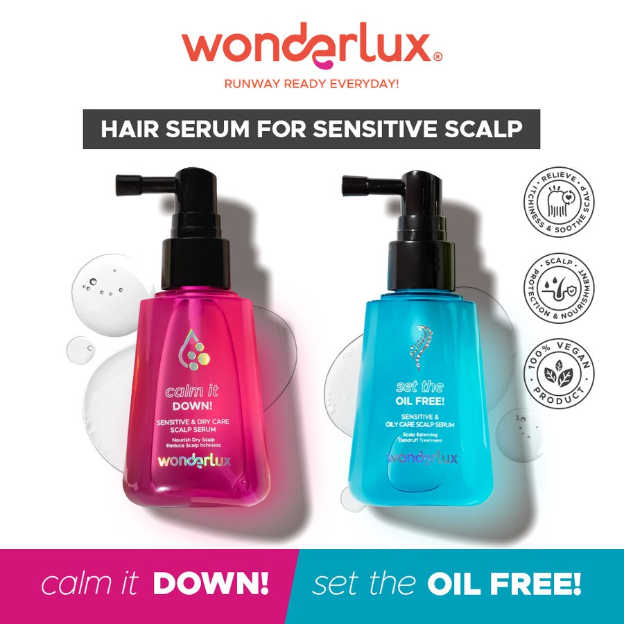 Jual Wonderlux Hair Serum Sensitive, Dry & Oily Scalp Care Serum Hair ...