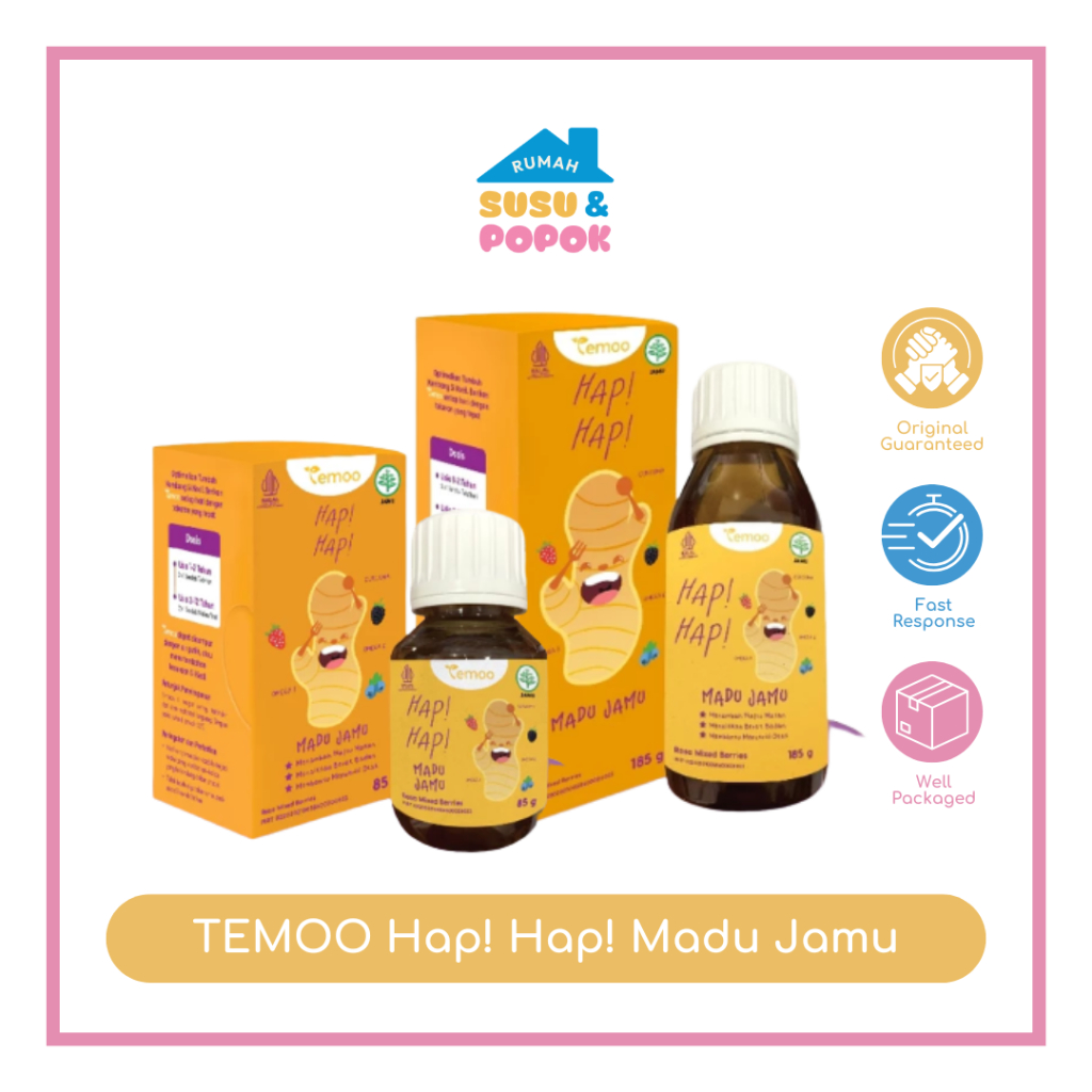 Jual TEMOO Hap Hap Madu Jamu Anak | Shopee Indonesia