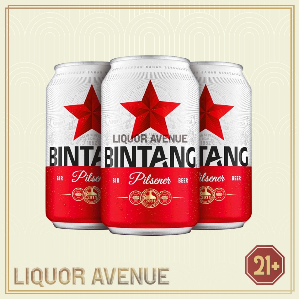 Jual BINTANG Pilsener Beer Can Bir Kaleng 320ml | Shopee Indonesia