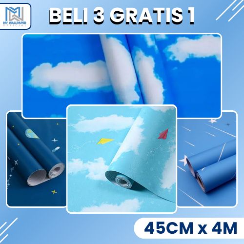 Jual PAKET PROMO Wallpaper Dinding Awan Wallpaper Awan Walpaper Awan Wallpaper Plafon Walstiker ...