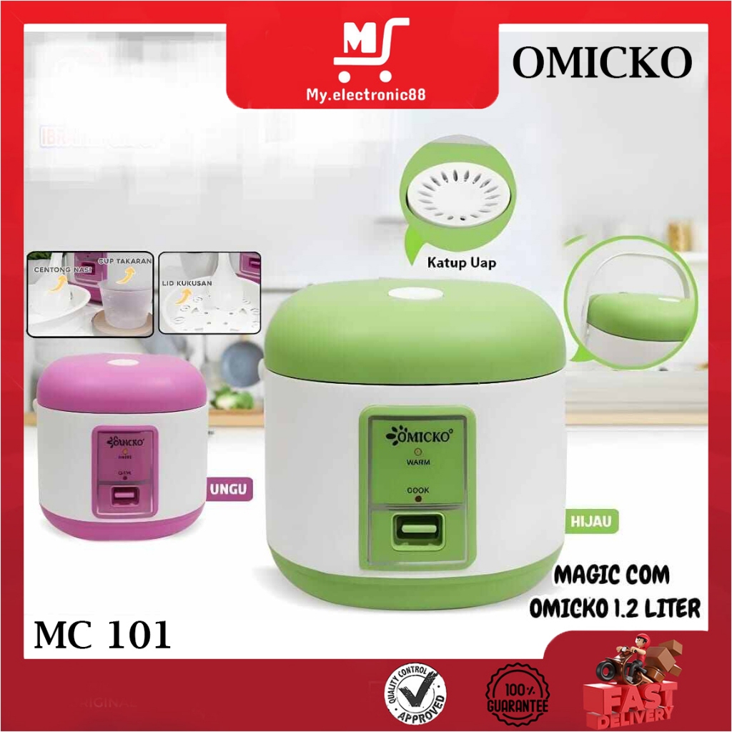Jual MAGIC COM 1,2LT OMICKO PLATINUM ( MC 101 ) | Shopee Indonesia