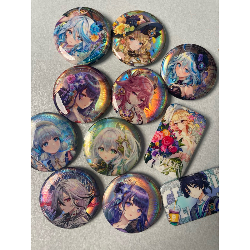 Jual MEDIUM PIN Genshin Impact Holo Premium | Shopee Indonesia