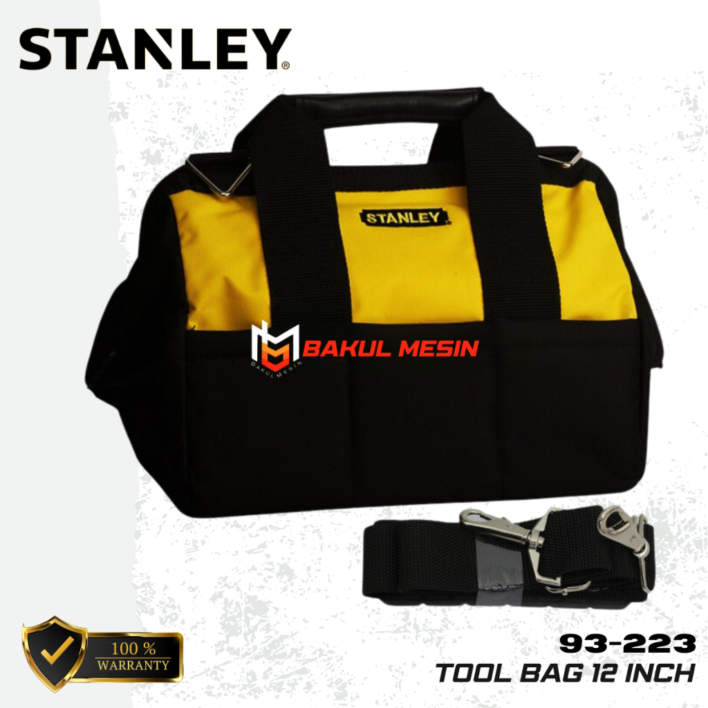 Jual STANLEY 93-223 Tool Hand Bag Water Resistant Nylon 12" Tas Alat ...