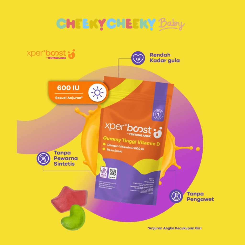 Jual Expert Boost Gummy Vit D 600 / Vitamin Gummy Anak Ibu Hamil dan ...