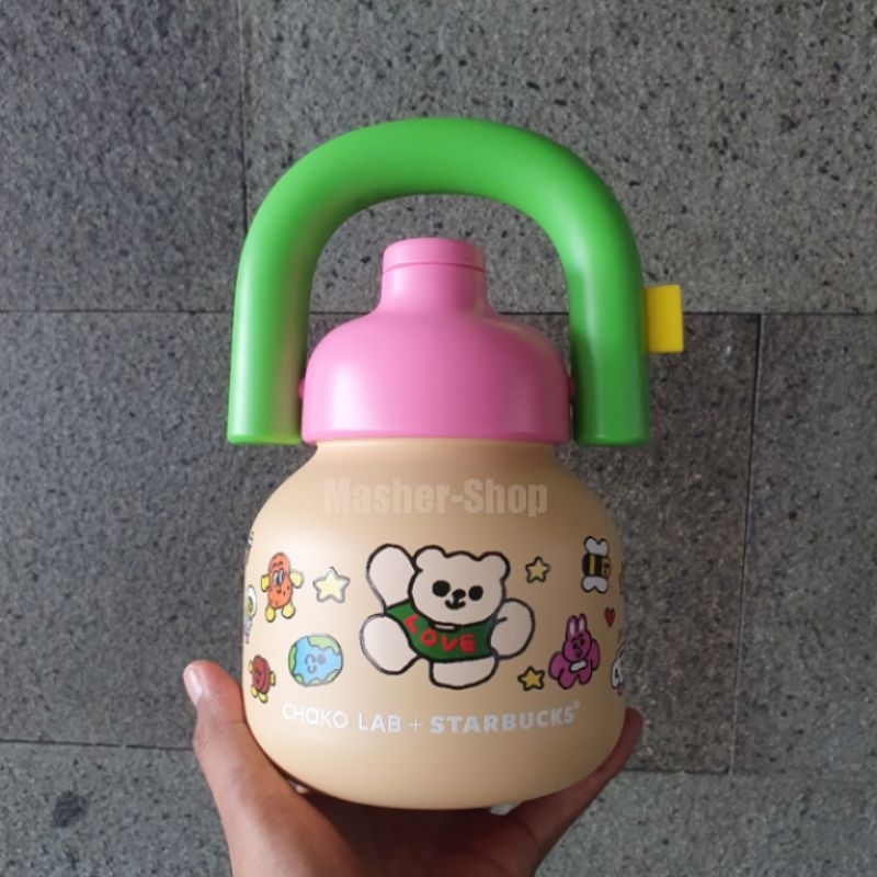 Jual Tumbler Starbucks x Chako Lab 1000ml 2025 Beige | Shopee Indonesia