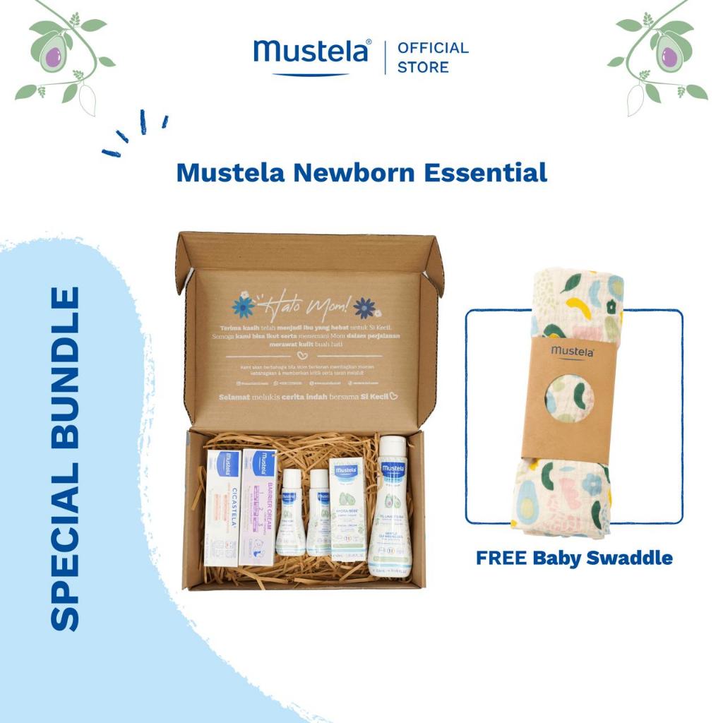 Jual [EXCLUSIVE] Mustela Newborn Essential Package FREE GIFT | Shopee ...