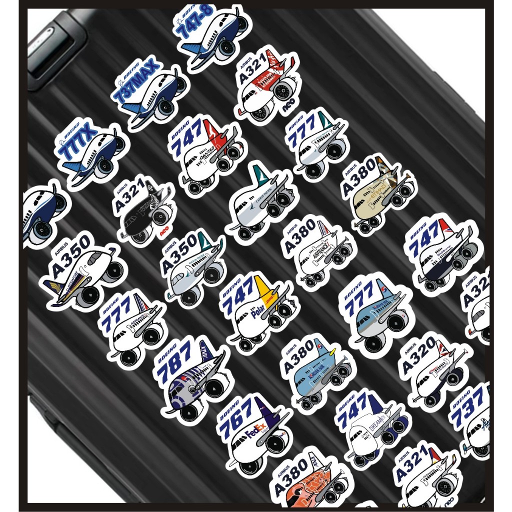 Jual plane sticker / aeroplane sticker / flight sticker / aero sticker ...