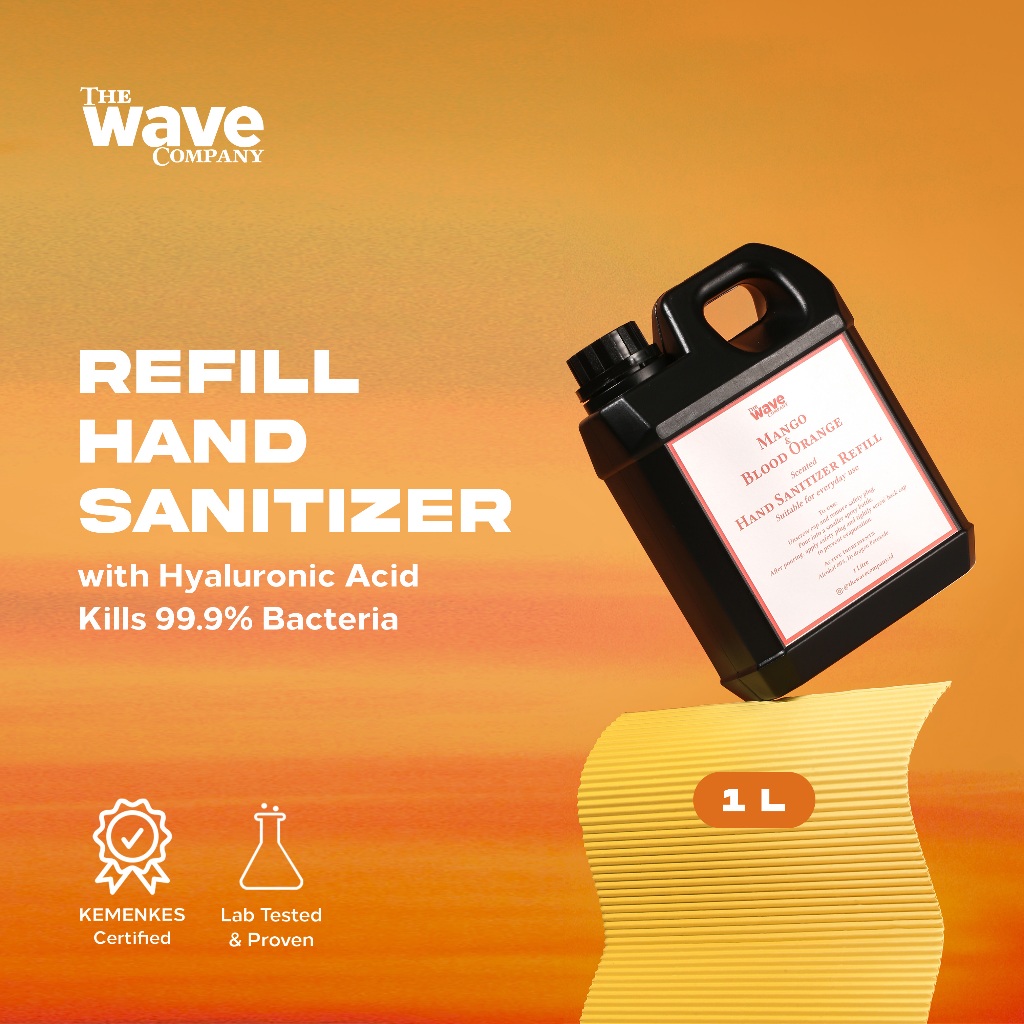 Jual The Wave Company - Refill Scented Hand Sanitizer (1Liter) | Shopee ...