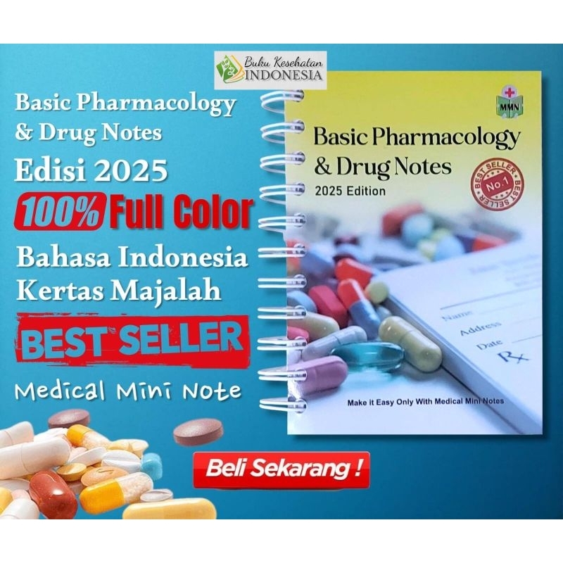 Jual BEST SELLER BASIC PHARMACOLOGY & DRUG NOTES EDISI 2025 MEDICAL ...