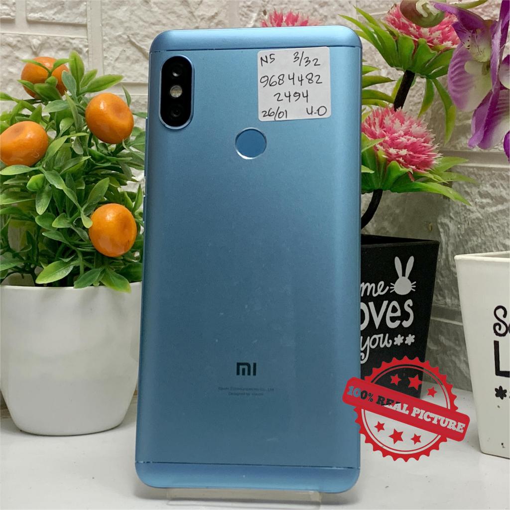 Jual XIAOMI REDMI NOTE 5 3/32GB Biru Bekas Second Original | Shopee ...