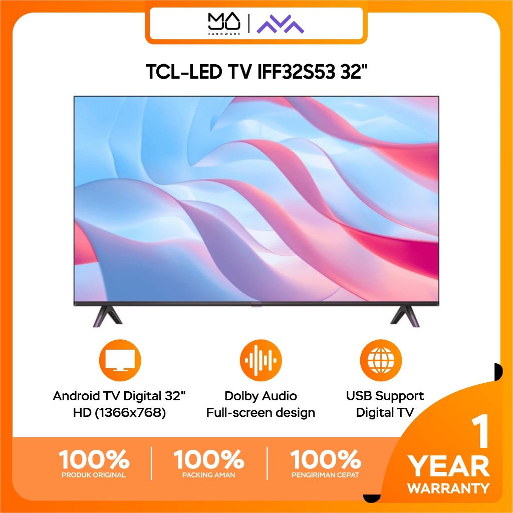 Jual TCL iFFALCON IFF32S53 32 inch Android TV - Garansi Resmi | Shopee ...