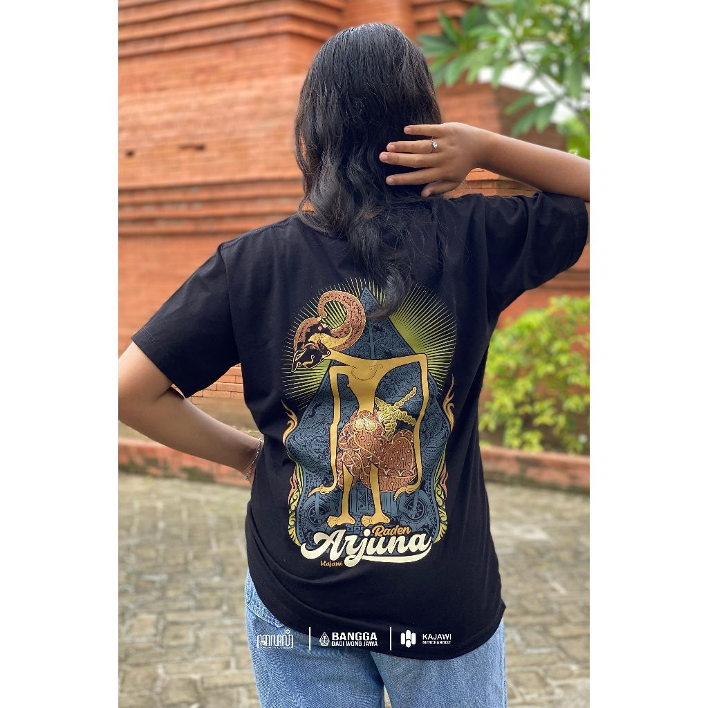 Jual Kajawi Kaos Wayang Arjuna Baju Distro Budaya Wayang Pria dan ...