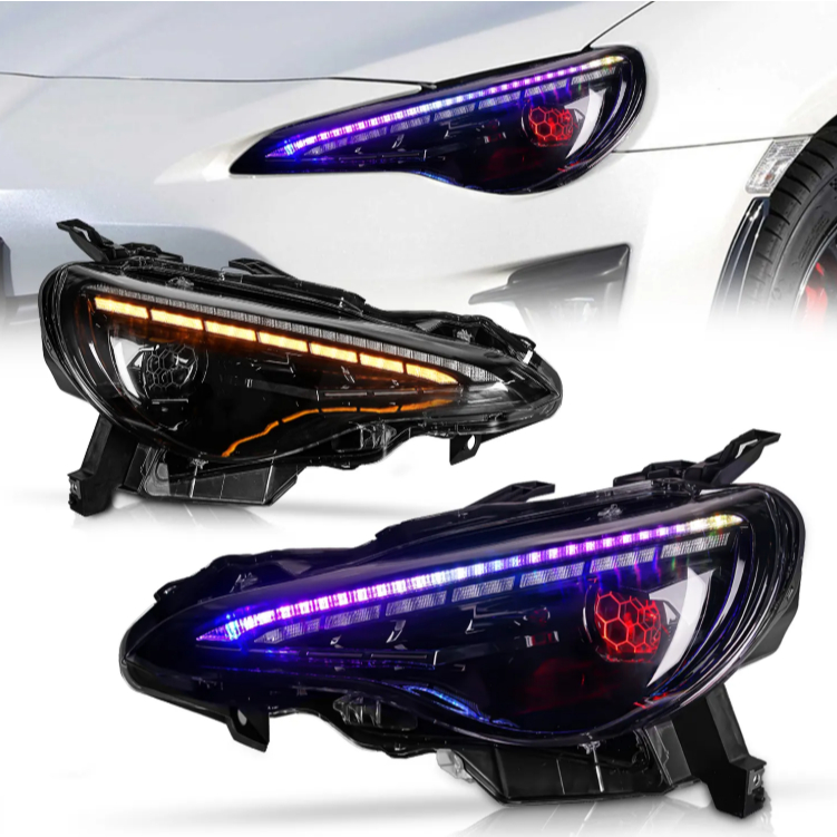 Jual Archaic RGB Headlights for Gt86 Headlights Sequential SCION FR-S ...