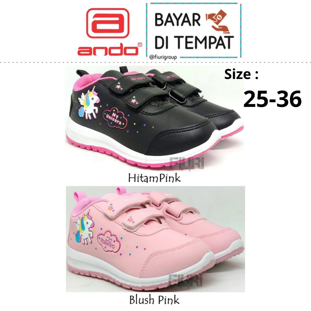 Jual FIURI - Ando Original - MINICORN PEREKAT KIDS 25-36 - Sepatu Kets Anak Perempuan - Sneakers ...