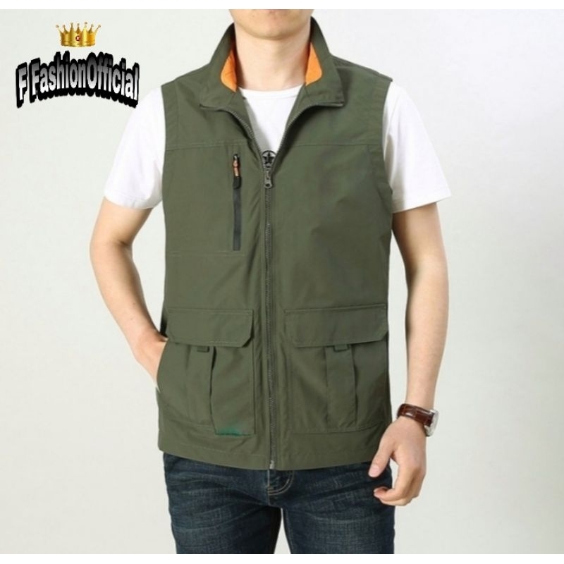 Jual Rompi vest pria / rompi pria / vest pria / rompi motor / vest ...