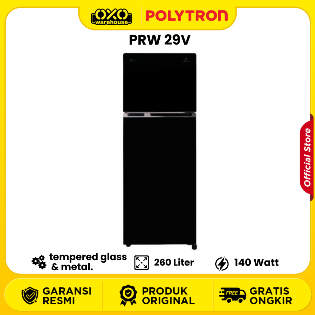 Jual POLYTRON REFF 2 DOOR PRW-29V/ PRW-29VX Kulkas 2 Pintu Kapasitas ...