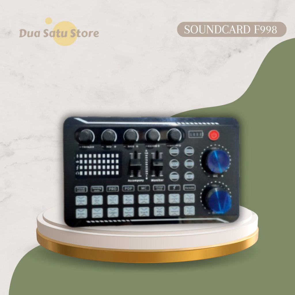 Jual Pro Audio Sound Card F998 Live Broadcast Karaoke | Shopee Indonesia