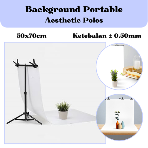 Jual Background Foto Portable 50x70cm Alas Foto Video Aesthetic Alas ...