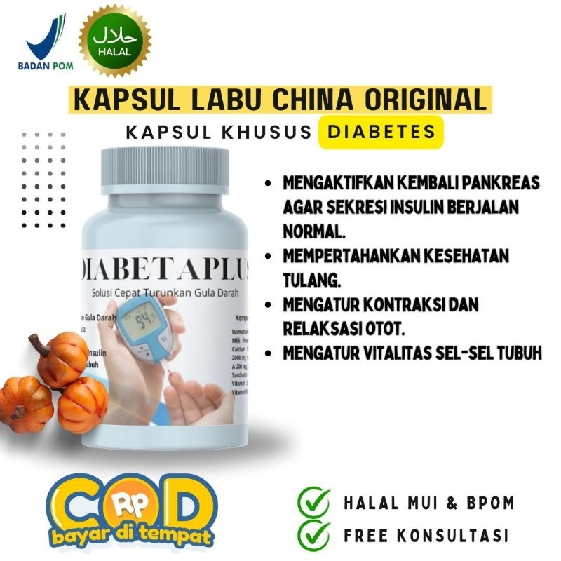 Jual KAPSUL SUSU LABU CHINA UNTUK DIABETES | Shopee Indonesia