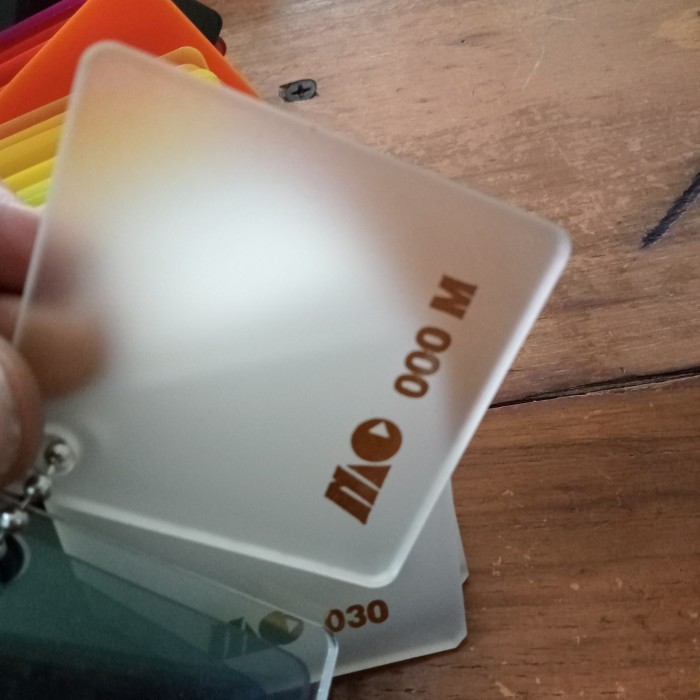 Jual AKRILIK SANDBLAST 2MM | KODE 000M DAN 030M MC | ACRYLIC SANDBLAST ...