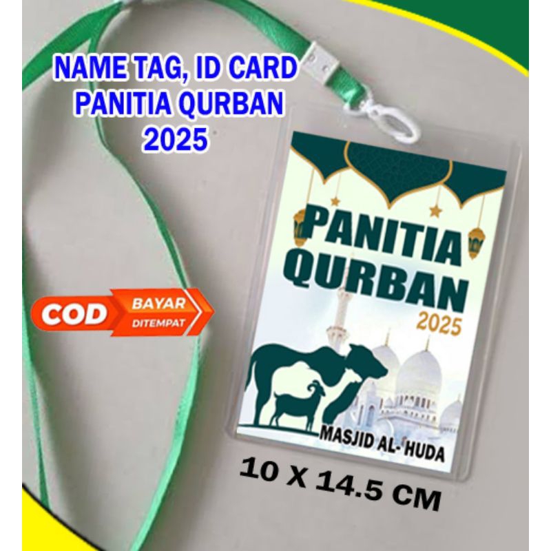 Jual ID CARD/NAME TAG PANITIA QURBAN 2025 | Shopee Indonesia