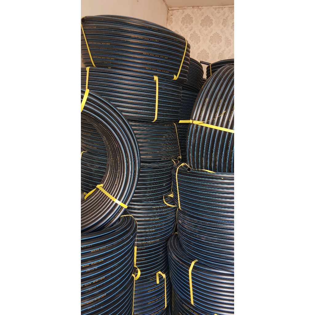 Jual PIPA HDPE UKURAN 3/4INCH PANJANG 100 METER / SELANG PDAM 25MM 100 ...