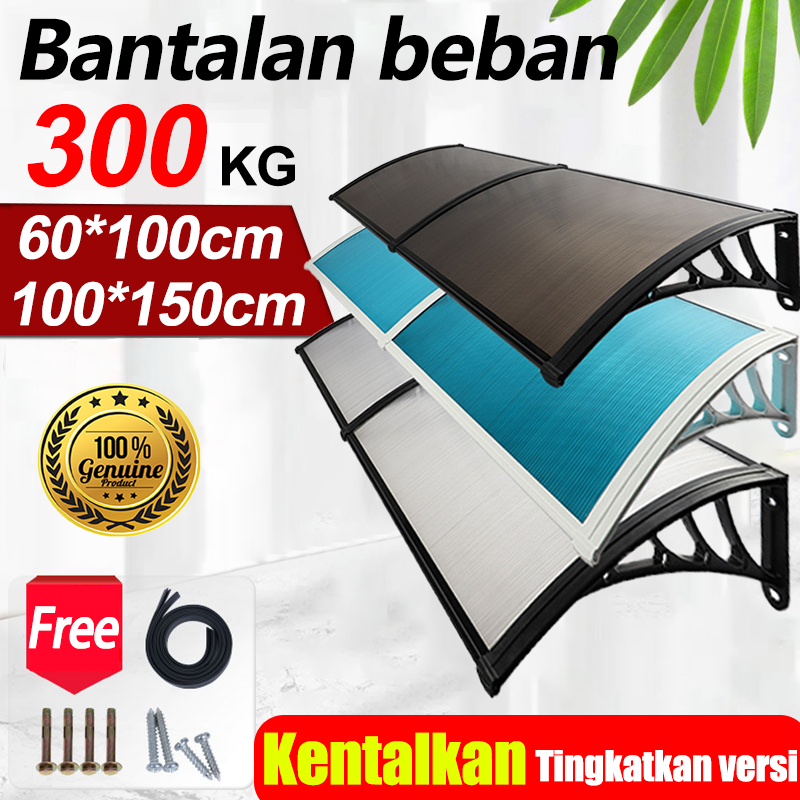 Jual 【2025】Canopy Atap Kanopi atap Transparan Gelap 60x100/100x150Cm ...
