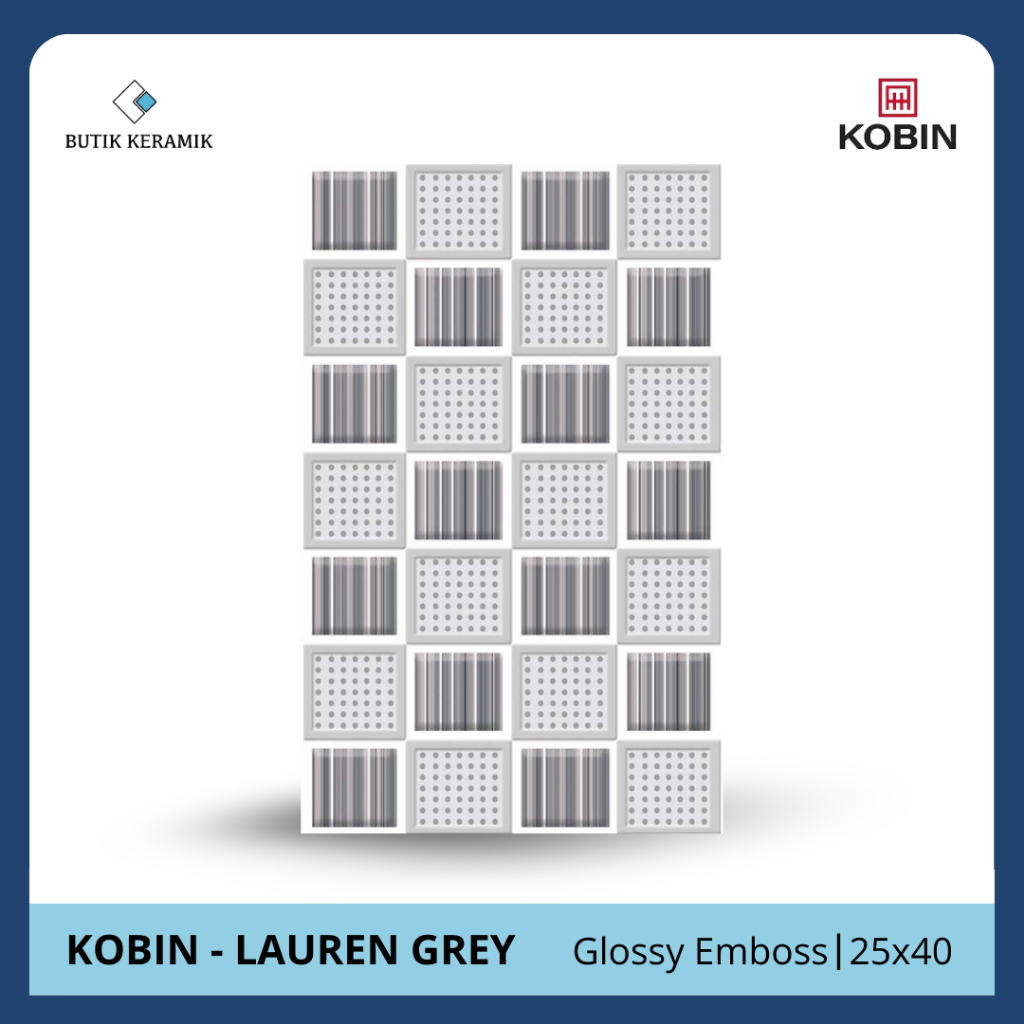 Jual Keramik 25X40 Glossy | Kobin | Lauren Series | Glossy | Grade A / KW 1 | Keramik Lantai I ...
