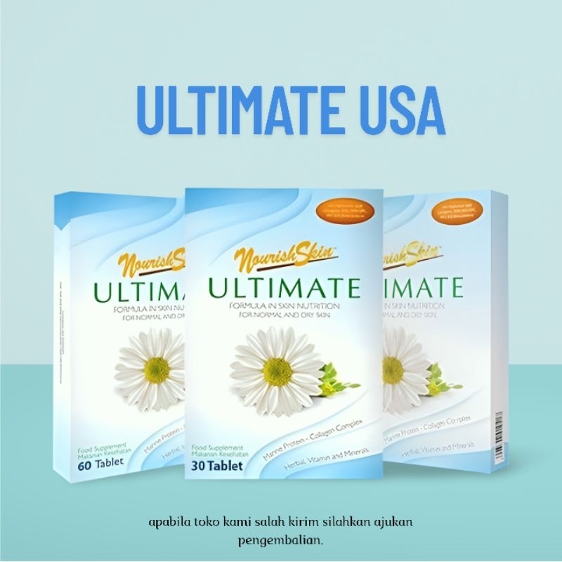 Jual NOURISHSKIN ULTIMATE 60 TAB - suplemen kulit yang bermanfaat untuk ...