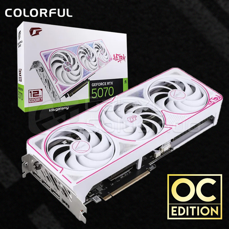 Jual COLORFUL GeForce RTX 5070 iGame Ultra W OC 12GB-V GDDR7 - VGA ...