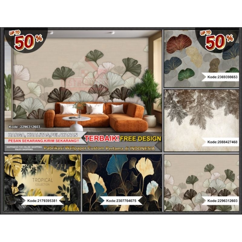 Jual Wallpaper Custom 3D Tema 3D Mural | Wallpaper Ruang Tamu ...