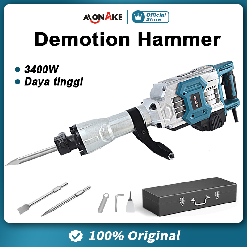 Jual MONAKE Mesin Bobok Demolition Hammer Bobok Beton Listrik JACK ...