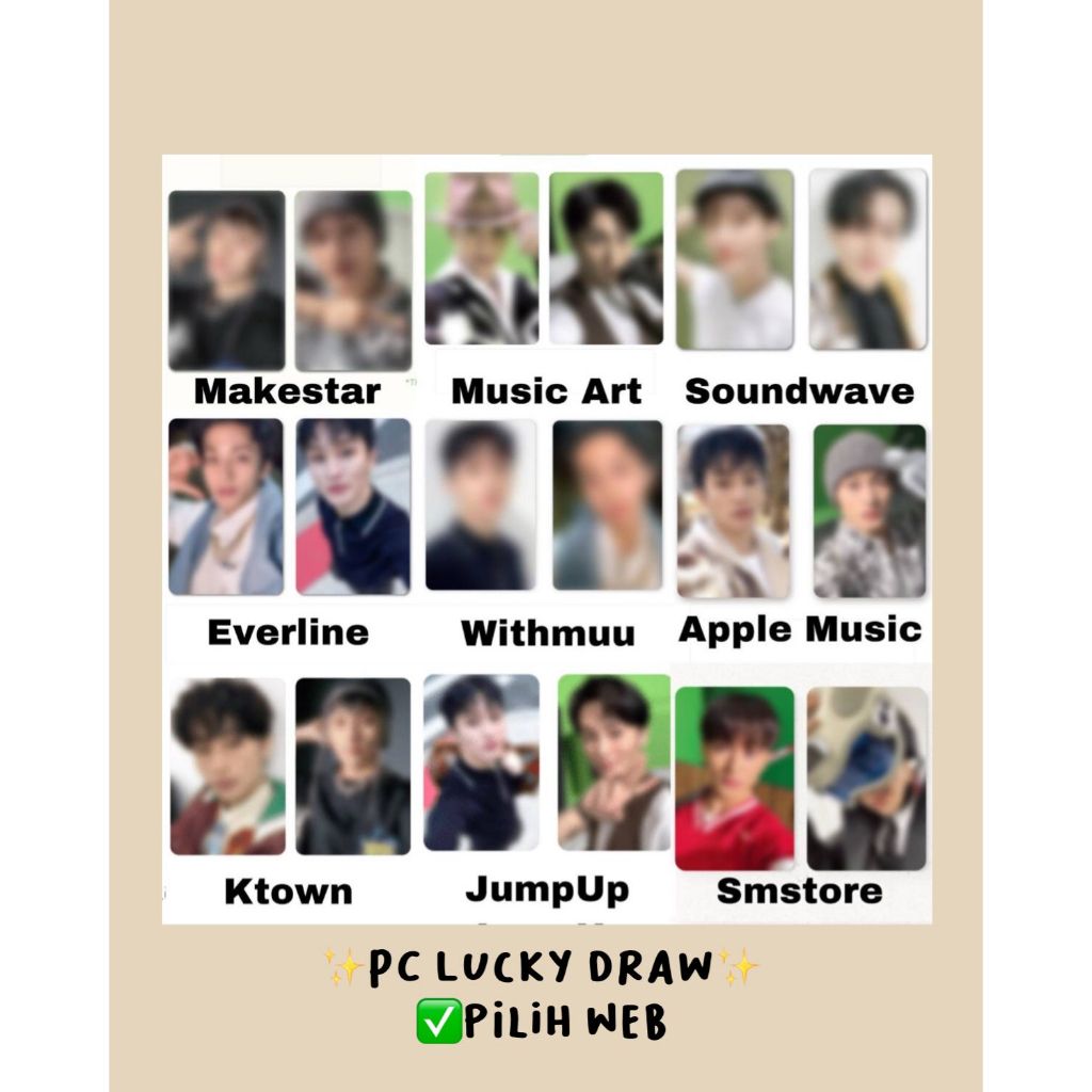 Jual [BOOKED] LUCKY DRAW ALBUM NCT MARK - THE FIRSTFRUIT [SQUARE FLAP ...
