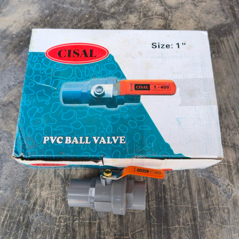 Jual Stop kran gagang plat besi 1 inch FORTEC CISAL - Ball valve PVC stop keran | Shopee Indonesia
