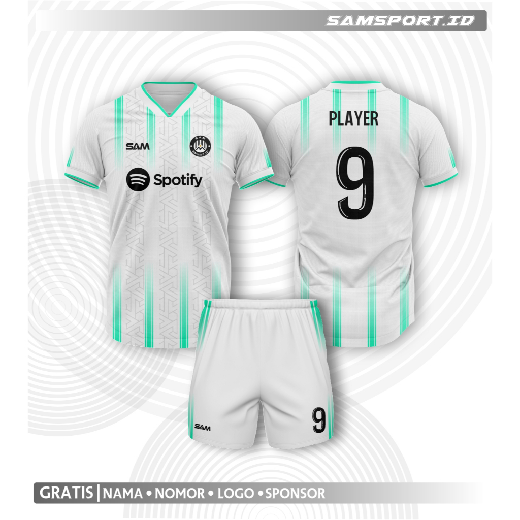 Jual Jersey Bola/Futsal Printing Free pasang Nama Logo dan Nomor ...