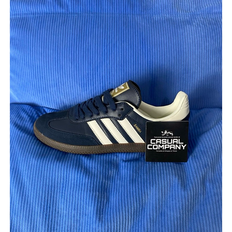 Jual sepatu sneakers sepatu Adidas samba navy | Shopee Indonesia