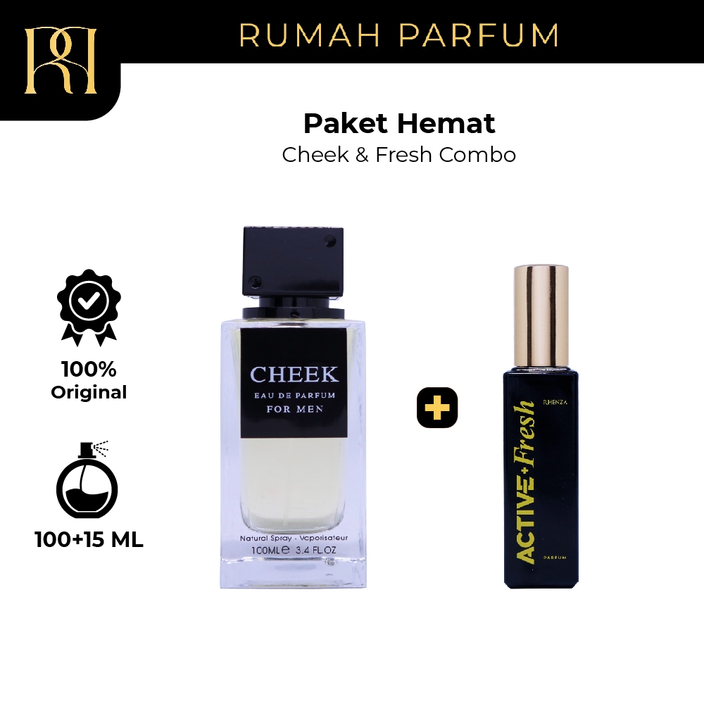 Jual Parfum Pria Fragrance World Cheek For Men (100 mL) Perfume Cowok ...