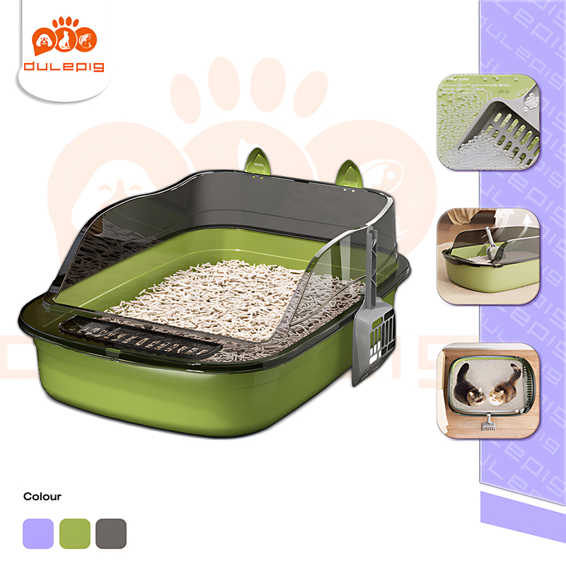 Jual Pet Litter Box Open - Cat Litter Box Model Terbuka - Tempat Bak ...
