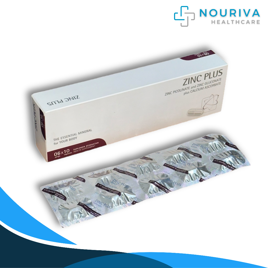 Jual Zinc Plus Strip 10 Kapsul - Multivitamin Zinc untuk Memelihara ...